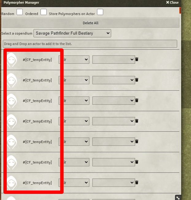 [BUG] Compedium Folders · Issue #15 · p4535992/foundryvtt-automated-polymorpher · GitHub