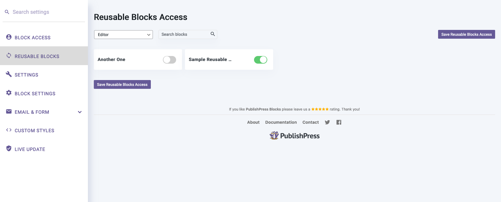 Block Access for Reusable Blocks · Issue #593 · publishpress/PublishPress-Blocks · GitHub