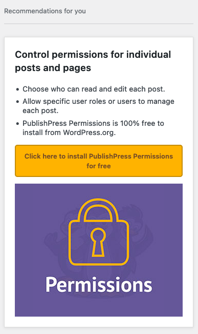 Banner getting people to install Permissions · Issue #201 ...