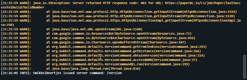 /version error · Issue #5556 · PaperMC/Paper · GitHub