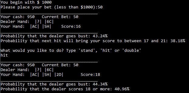 GitHub - HamzahRaza/blackjack_with_rolling_probabilities: A command ...