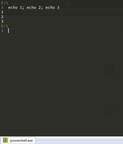 Using a smicolon triggers an error · Issue #1548 · cmderdev/cmder · GitHub