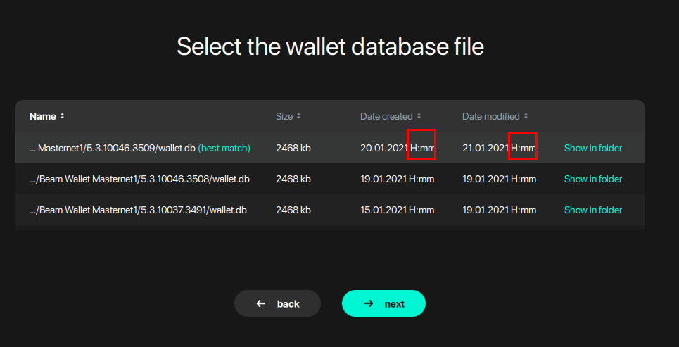 Fix the date on migration screen · Issue #475 · BeamMW/beam-ui · GitHub