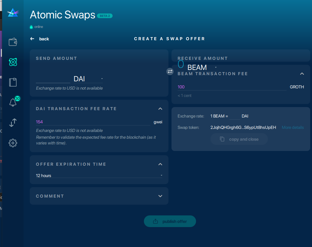 Correct the input fields · Issue #504 · BeamMW/beam-ui · GitHub