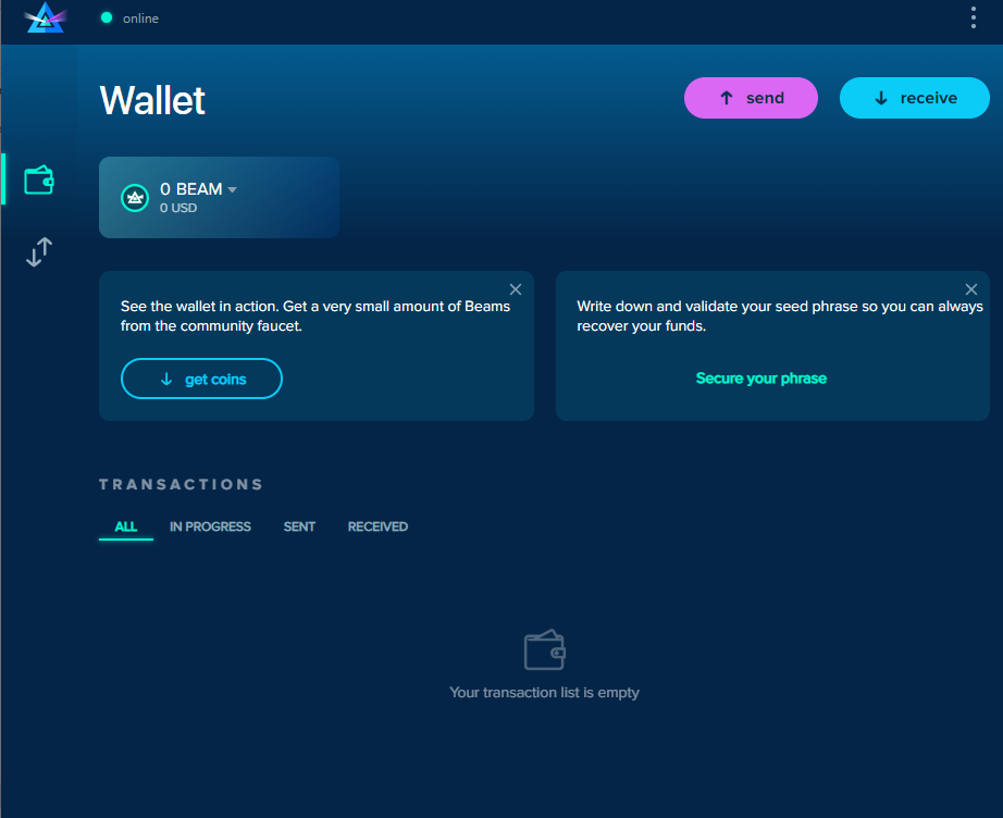 Wallet restore process · Issue #191 · BeamMW/web-wallet-angular · GitHub