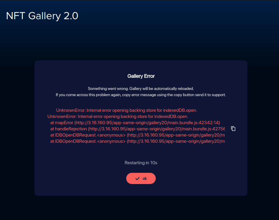 Gallery Doesnt Support Operation In 2 Wallets · Issue 963 · Beammw Beam Ui · Github