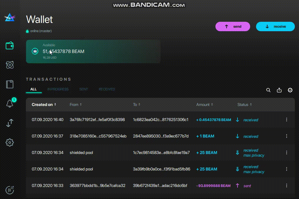 The insufficient funds aren't calculated if in the wallet has shielded coins on the send screen ...