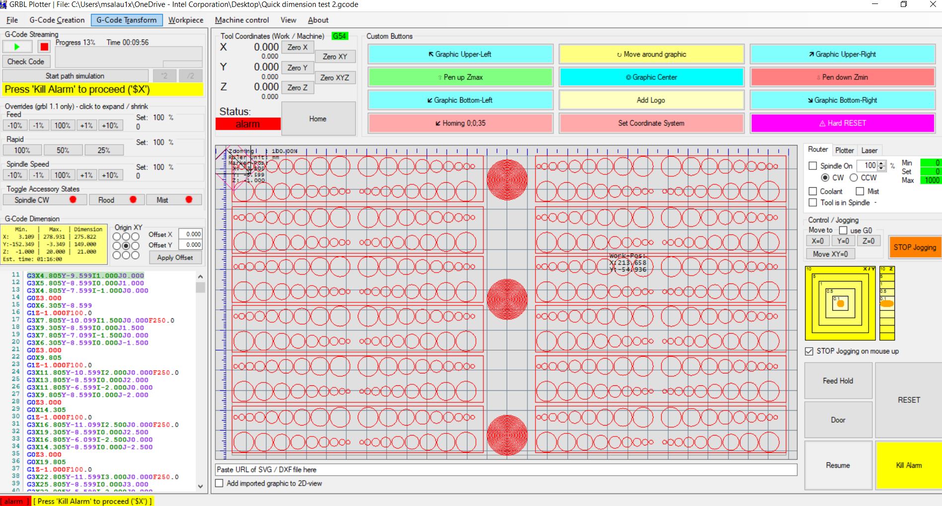 ERROR: Missing X real time status report per 10 seconds. Interval XXX. Correct baud rate? Try ...