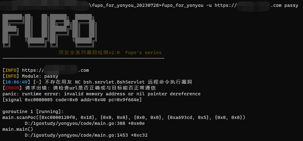 师傅您好，工具好像并没有解决waf阻断的问题，添加passy后弹出了详细报错信息。 · Issue #7 · novysodope/fupo_for_yonyou · GitHub