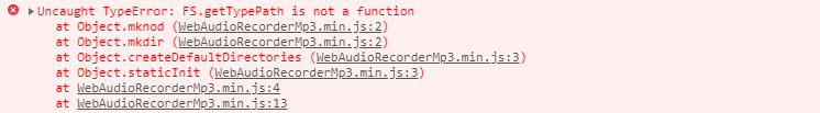 FS.getTypePath is not a function · Issue #47 · higuma/web-audio-recorder-js · GitHub