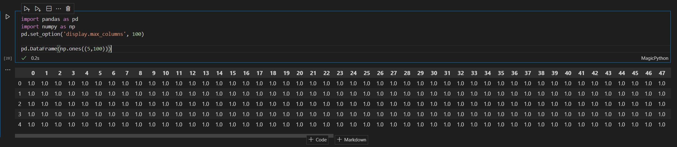 Shift+Scrolling over DataFrames scrolls both horizontally and ...