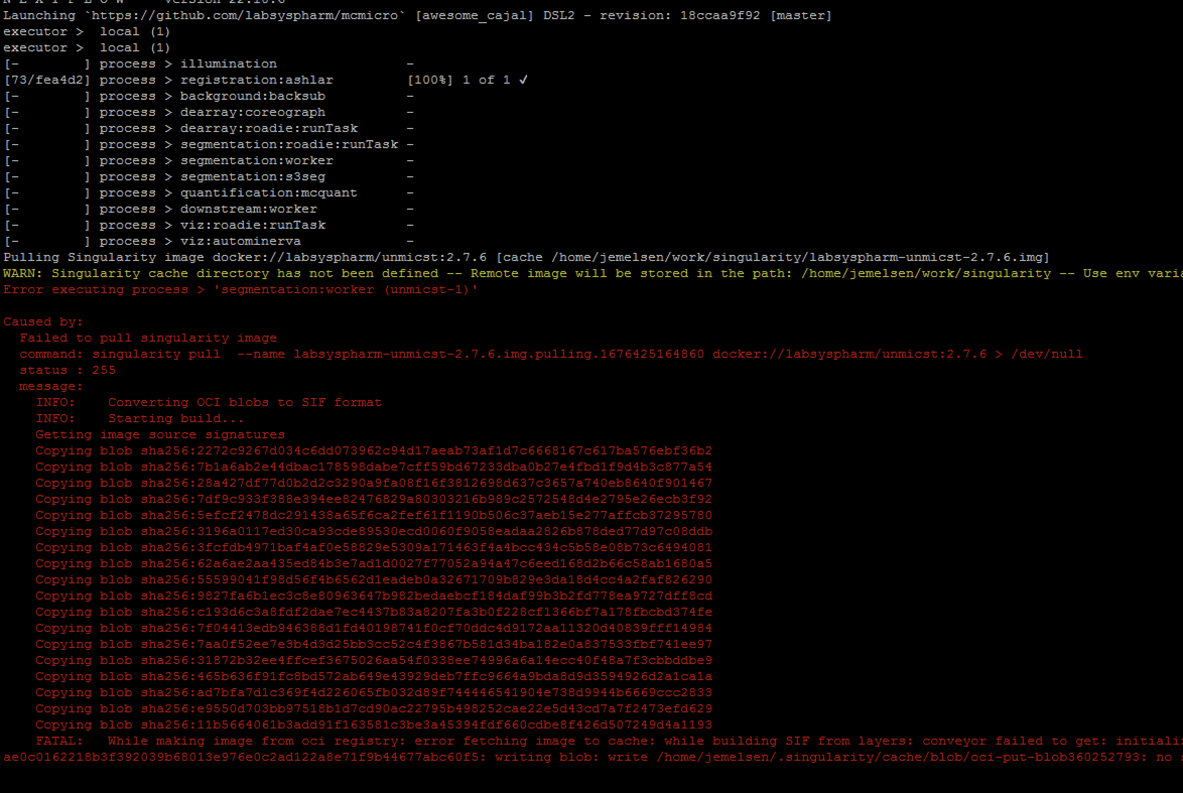 failed to pull singularity image · Issue #478 · labsyspharm/mcmicro · GitHub