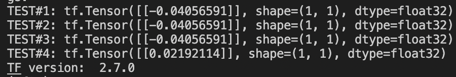 tf.keras.initializers.RandomNormal with the same seed produces different tensors in TF27 vs ...