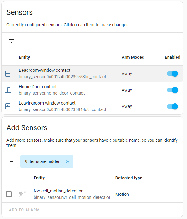 Alarmo not reacting on open door · Issue #629 · nielsfaber/alarmo · GitHub