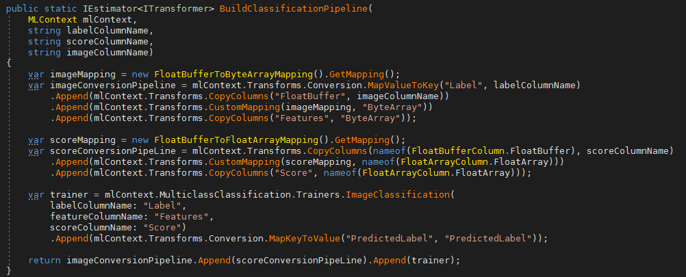I want to do Imageclassification after ApplyonnxModel · Issue #5941 · dotnet/machinelearning ...