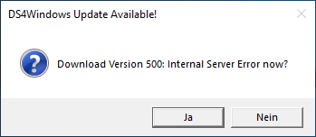 Update wants to download backend error · Issue #1235 · Ryochan7 ...