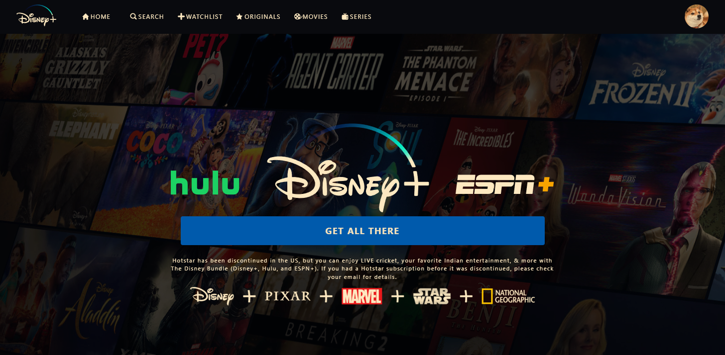 GitHub - BothBosu/DisneyPlus-clone-using-React: A clone of Disney+ streaming platform using ...