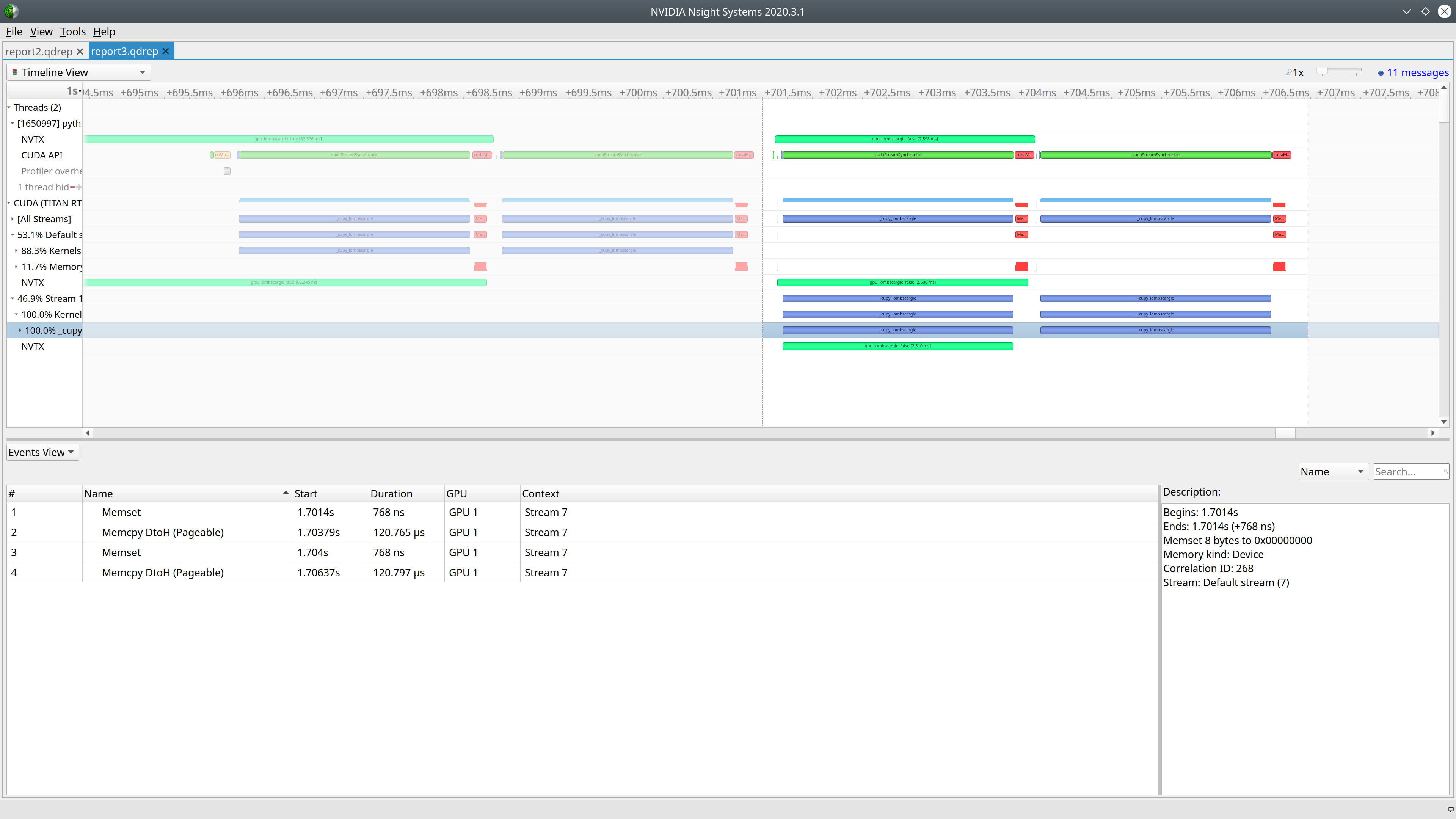[BUG] Not utilizing streams in functions with raw kernels · Issue #123 · rapidsai/cusignal · GitHub