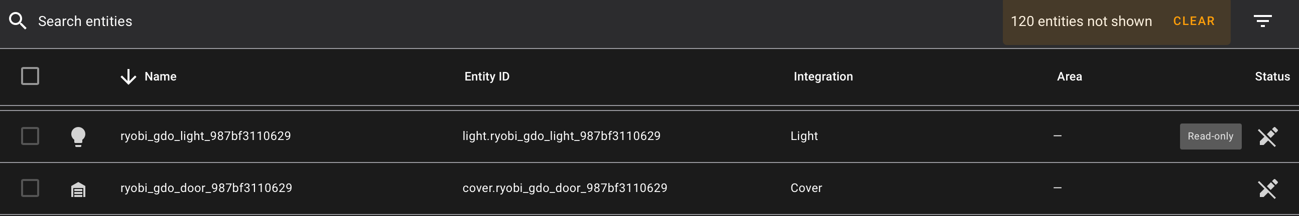Is there anyway to rename the devices created ? · Issue #9 · Madj42/ryobi_gdo3 · GitHub