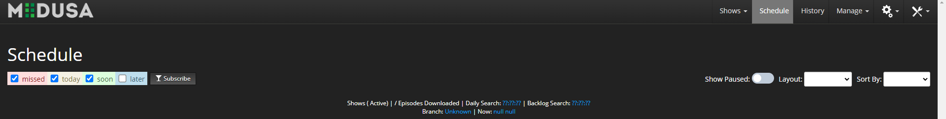 Medusa slow to load / fails to load · Issue #10279 · pymedusa/Medusa · GitHub