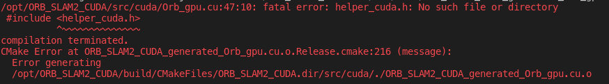 fatal error: helper_cuda.h: No such file or directory, when building Dockerfile.ros.slam · Issue ...