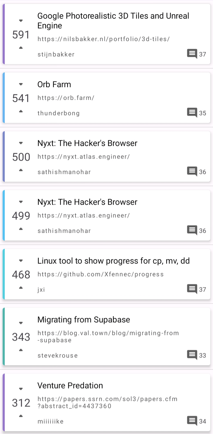 GitHub - VishnuSanal/HackerNewsClient: Just another hacker news client for Andorid!