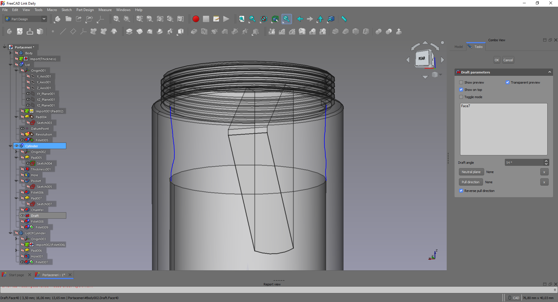 [Issue] Draft "rips open" the model · Issue #893 · realthunder/FreeCAD_assembly3 · GitHub