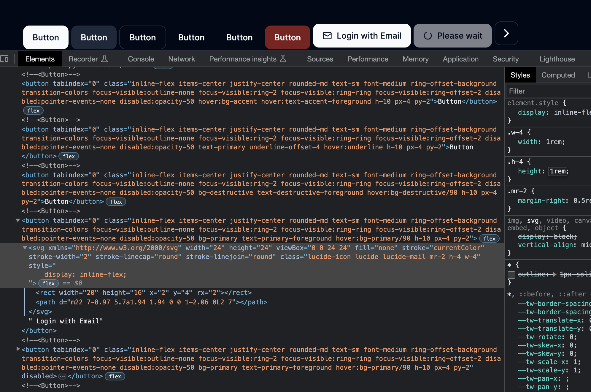 Alignment of buttons containing an icon · Issue #271 · huntabyte/shadcn-svelte · GitHub