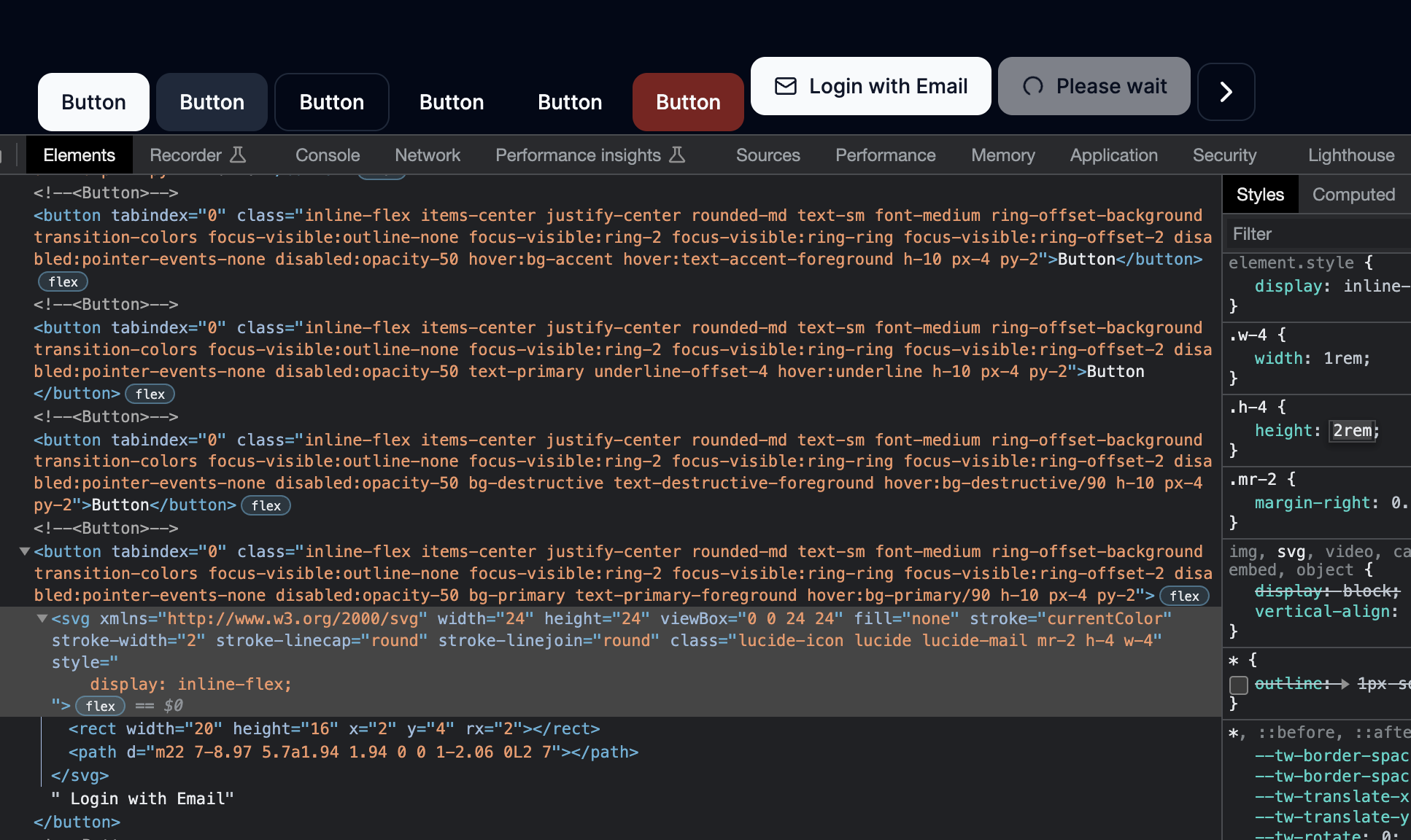 Alignment of buttons containing an icon · Issue #271 · huntabyte/shadcn-svelte · GitHub
