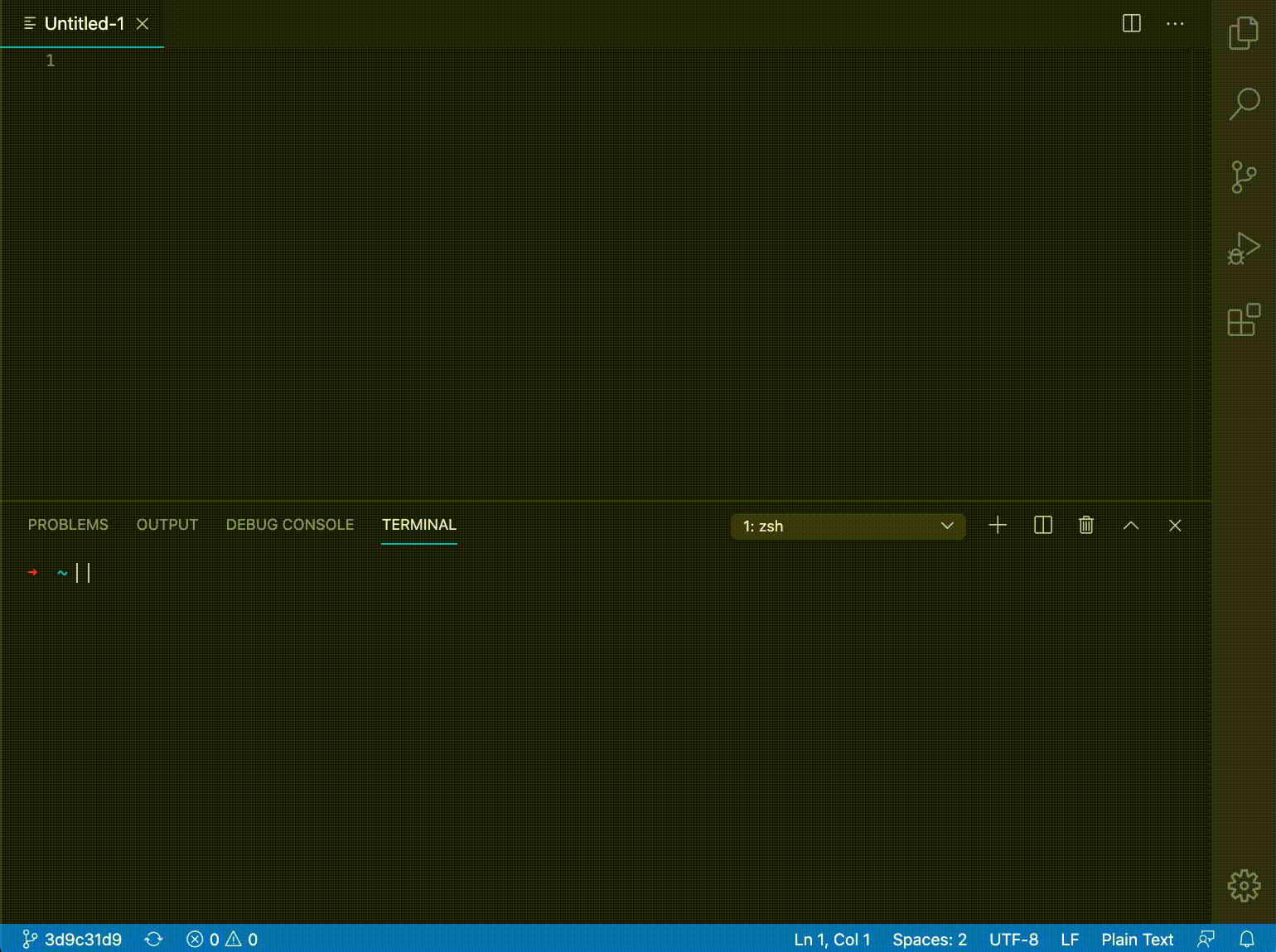 Text Cursor Not Focused Back To The Terminal After Restoring Terminal