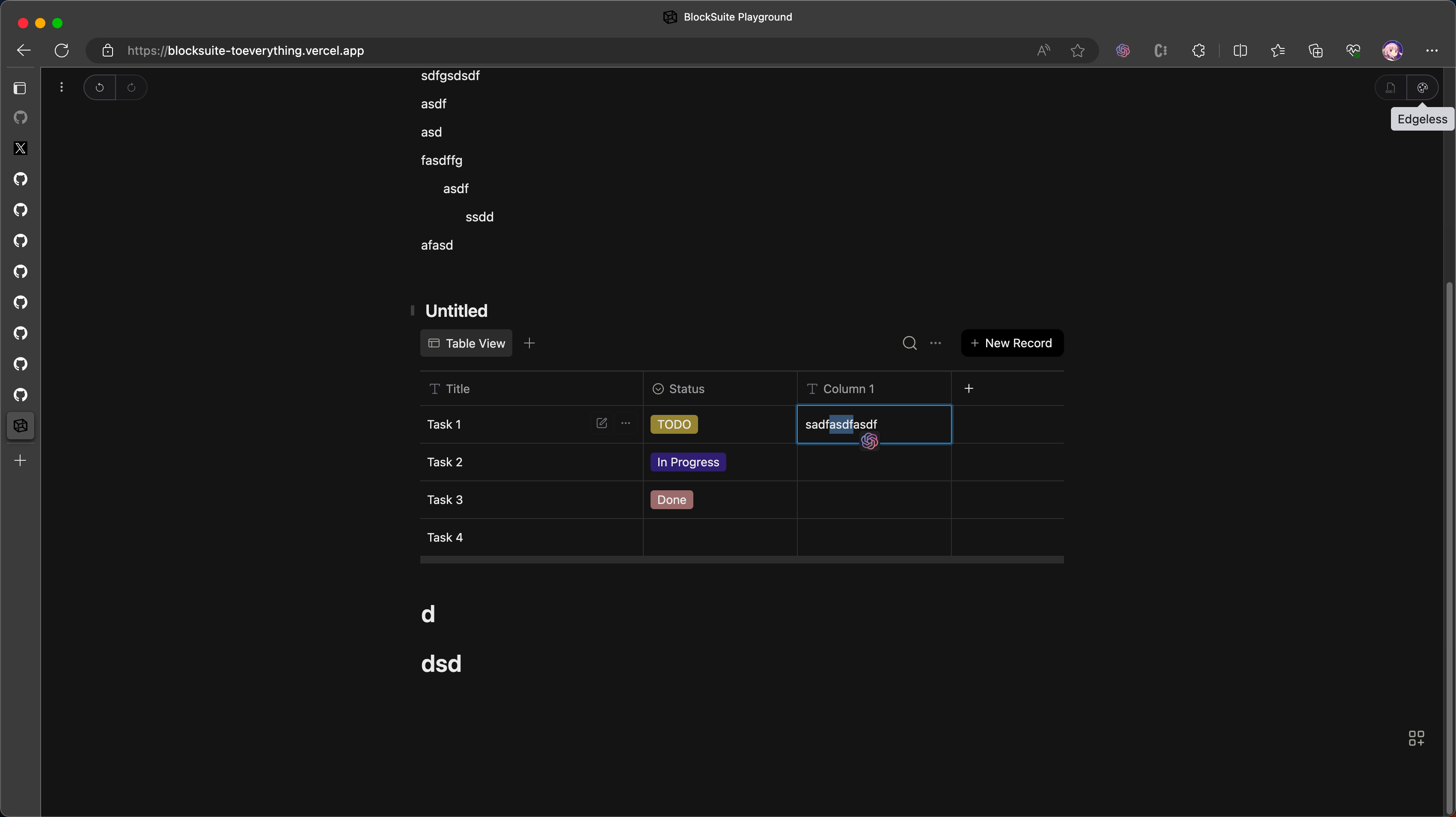 Format Bar Not Show In Database Text Column · Issue 4169 · Toeverything Blocksuite · Github