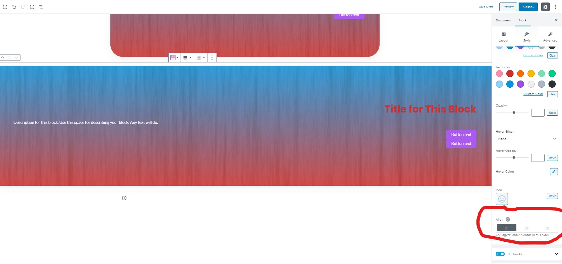 button alignment does not work in free version · Issue #353 · gambitph ...