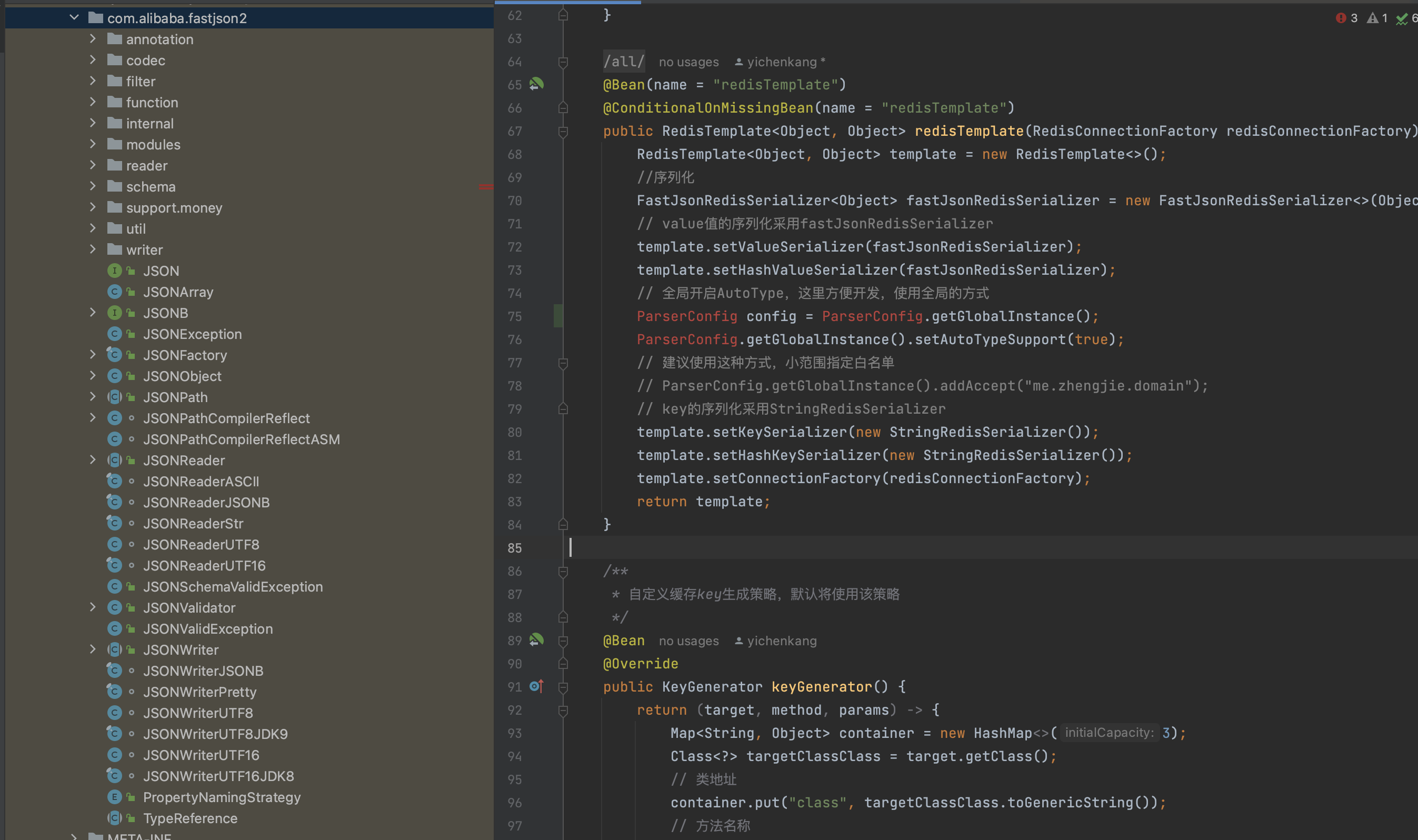[QUESTION] didn't see the ParserConfig class · Issue #1313 · alibaba/fastjson2 · GitHub