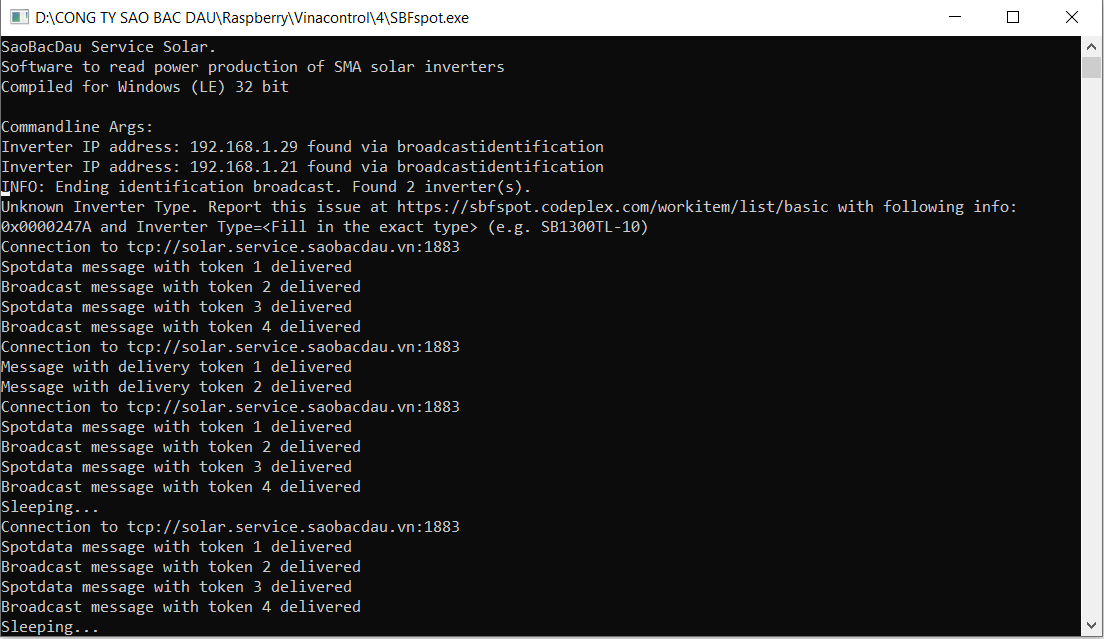 MQTT_ is not show data inverter · Issue #346 · SBFspot/SBFspot · GitHub