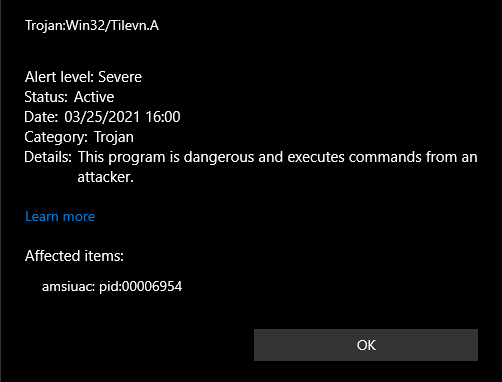 Windows Defender detects trojan on latest update? · Issue #14615 ...
