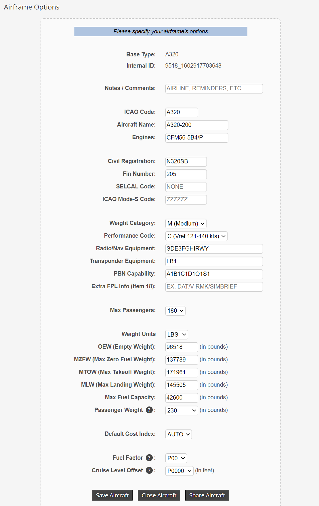 [BUG] Which is the Right way to insert ZFW/ZFWCG ? · Issue #1393 ...