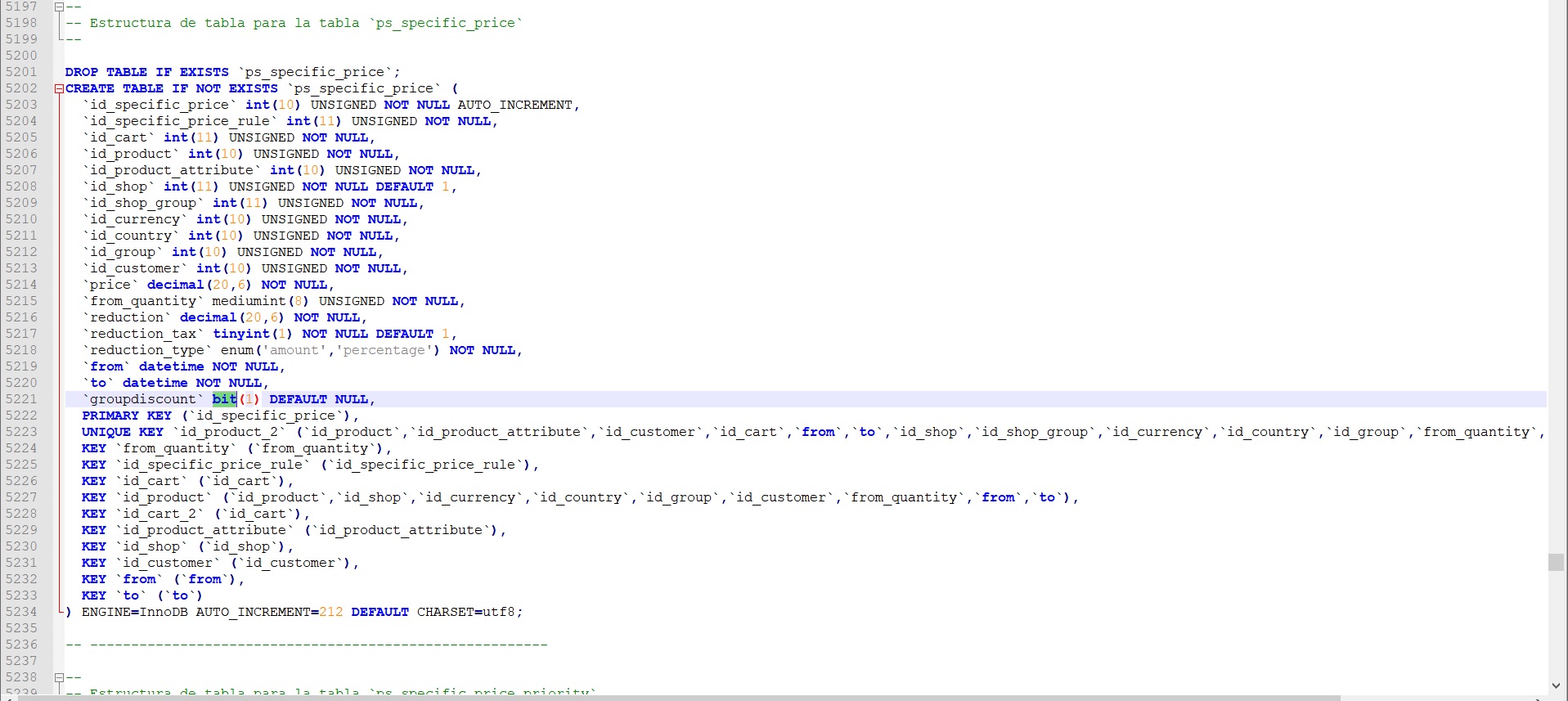 Error upgrade prestashop db 1.6.1.20 to 1.7.4.2 · Issue #15199 ...