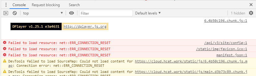 站点报错 - 无法加载站点配置：Network Error · Issue #528 · cloudreve/Cloudreve · GitHub