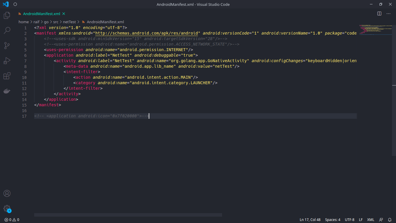 Manual Declaration Of Uses Sdk In Androidmanifestxml Not Supported · Issue 1298 · Fyne Iofyne