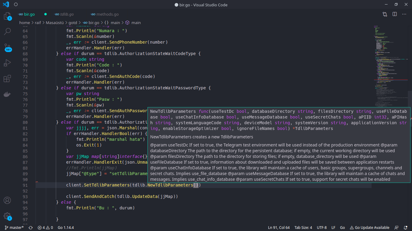 authorizationStateWaitTdlibParameters · Issue #1202 · tdlib/td · GitHub