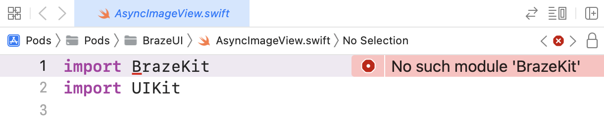 [Feature]: BrazeKit - Support for Xcode 14.3 Beta · Issue #46 · braze-inc/braze-swift-sdk · GitHub