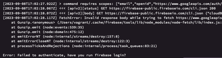 Error: Failed to authenticate, have you run firebase login? · Issue #55 · guness/bitrise-step ...