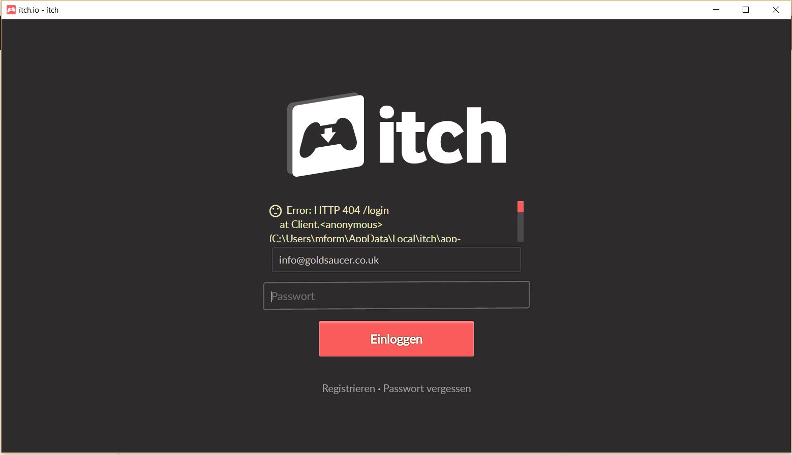 HTTP 404 on some API endpoints (/login, /me) · Issue #679 · itchio/itch.io · GitHub