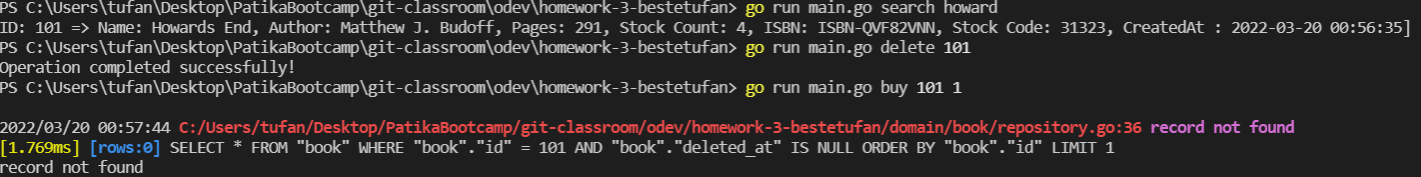 Feedback by github-classroom[bot] · Pull Request #1 · Picus-Security-Golang-Backend-Bootcamp ...