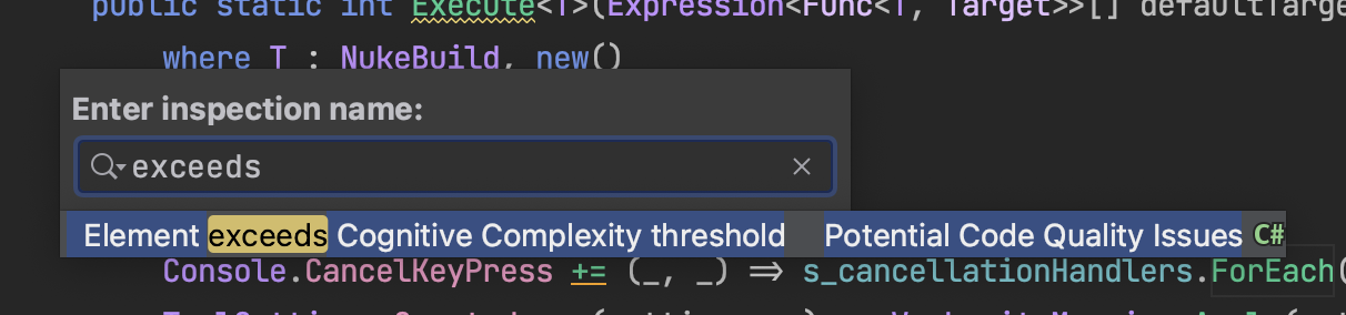 Find all methods that are complex (i.e above threshhold) · Issue #32 · matkoch/resharper ...