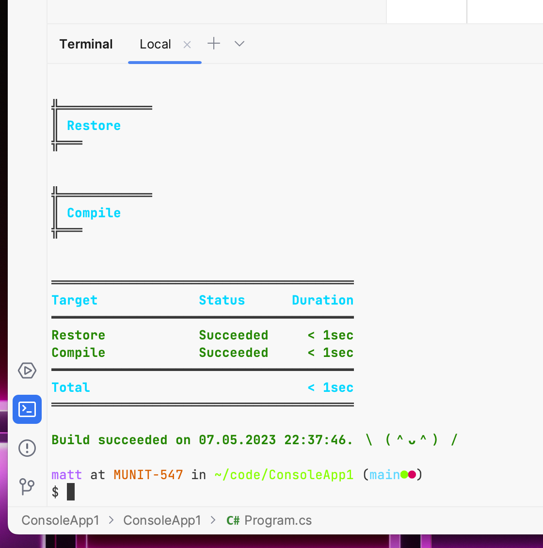 Banner, target names etc. seem to have the wrong color when using a dark console theme · Issue ...