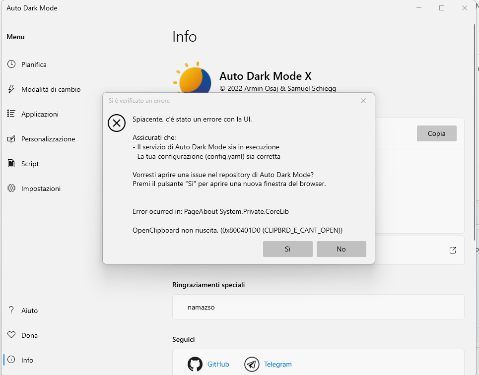Issue with Windows start menu and auto dark mode theme switch · Issue ...