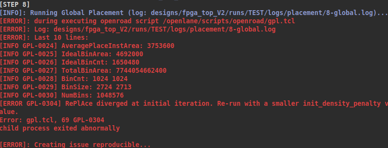 OpenLane flow fails with OpenFPGA design · Issue #1821 · The-OpenROAD-Project/OpenLane · GitHub