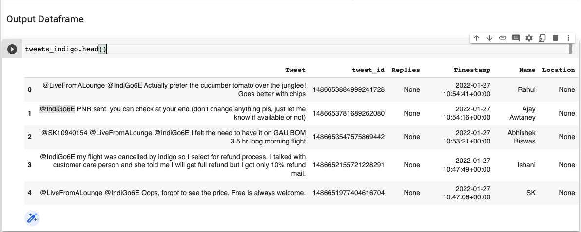 GitHub - 0sparsh2/Indigo-Twitter-Analysis: Extracting live tweets ...