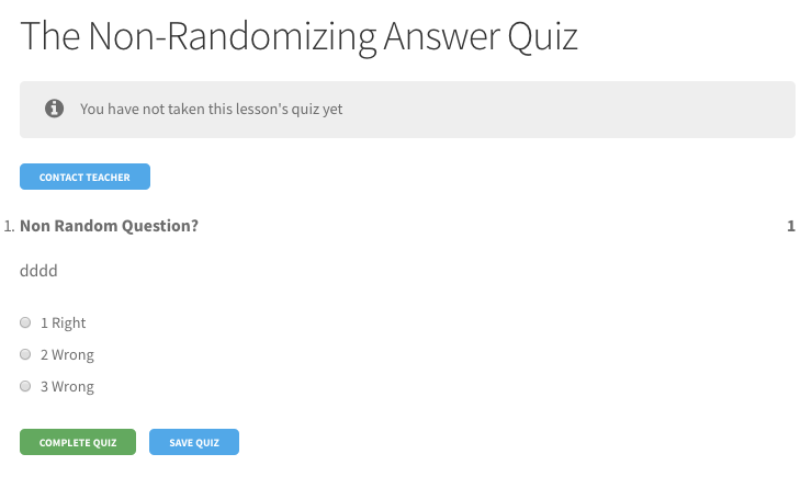 Questions displaying possible answers in wrong order when randomise isn't used · Issue #1489 ...